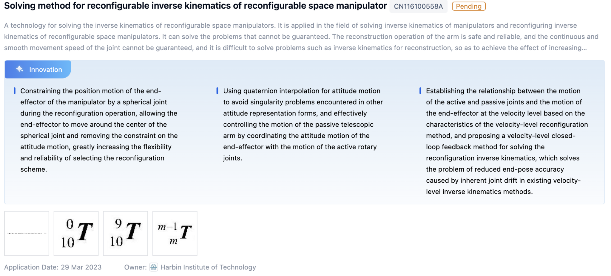 Techniques for Improving Inverse Kinematics Computations