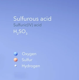 Sulfurous Acid: Properties, Reactions, and Industrial Uses